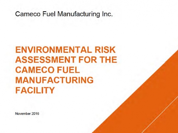 Cameco Fuel Manufacturing - ERA - Redacted | Cameco Fuel Services